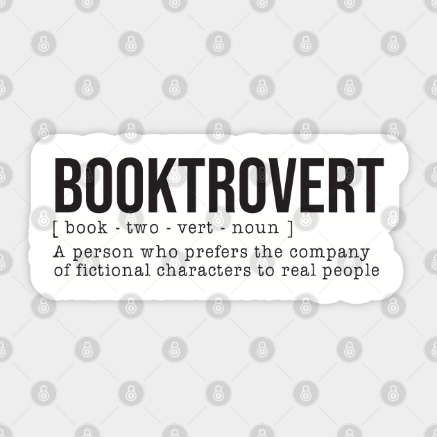 Booktrovert Definition Grammar Book Lover Bookish Nerd Geek